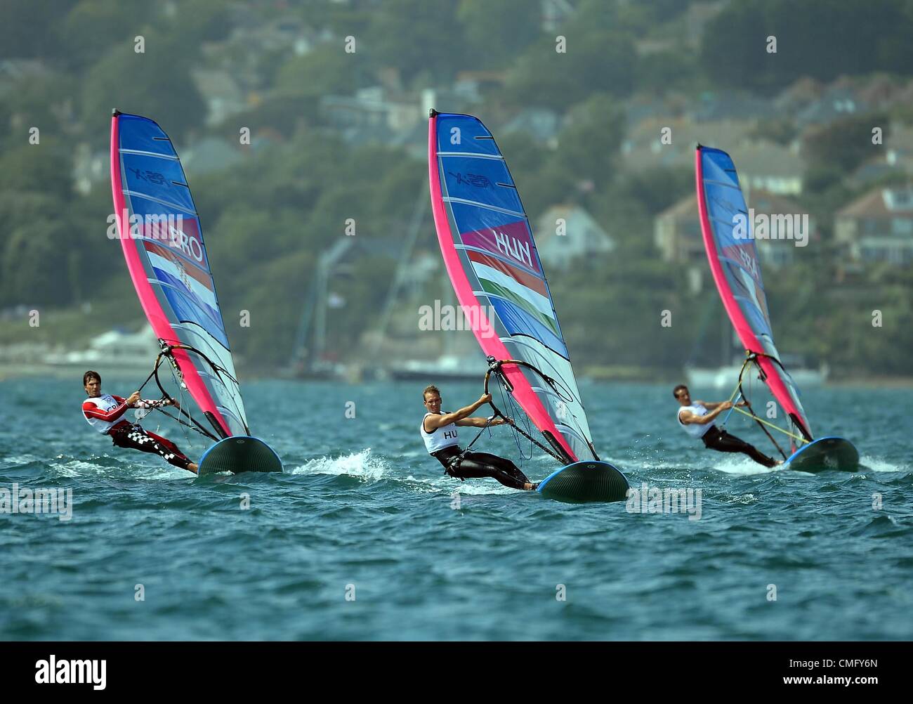 Olympic Sailing, action during the London 2012 Olympic Games at the ...