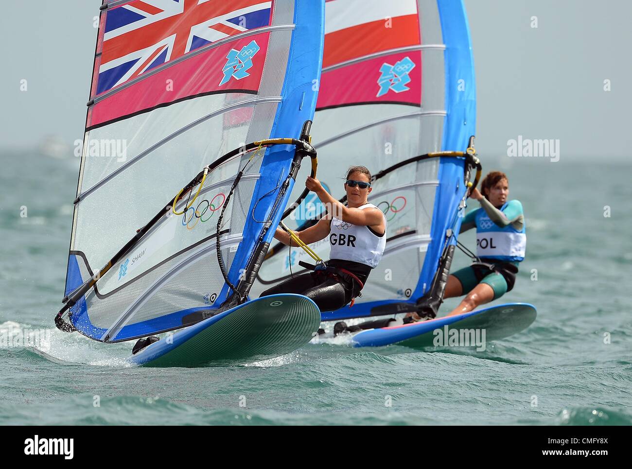 Olympic Sailing, action during the London 2012 Olympic Games at the ...