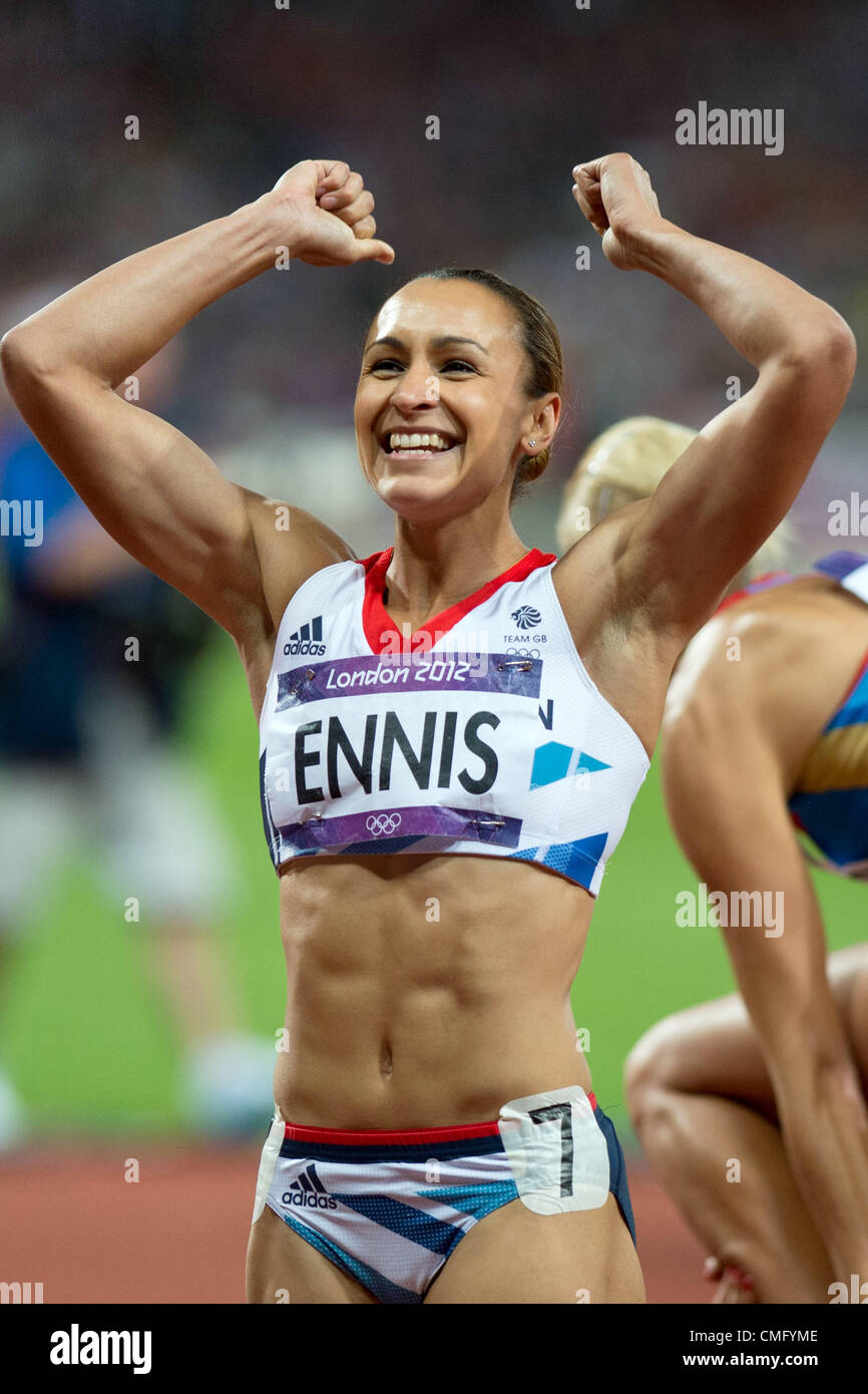 2012 olympic games jessica ennis hi-res stock photography and images ...
