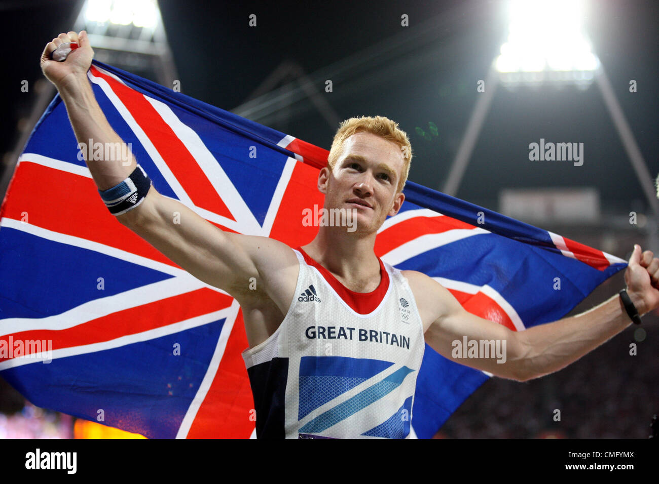 GREG RUTHERFORD WINS GOLD GREAT BRITAIN LONDON 2012 OLYMPIC GAMES, MENS ...