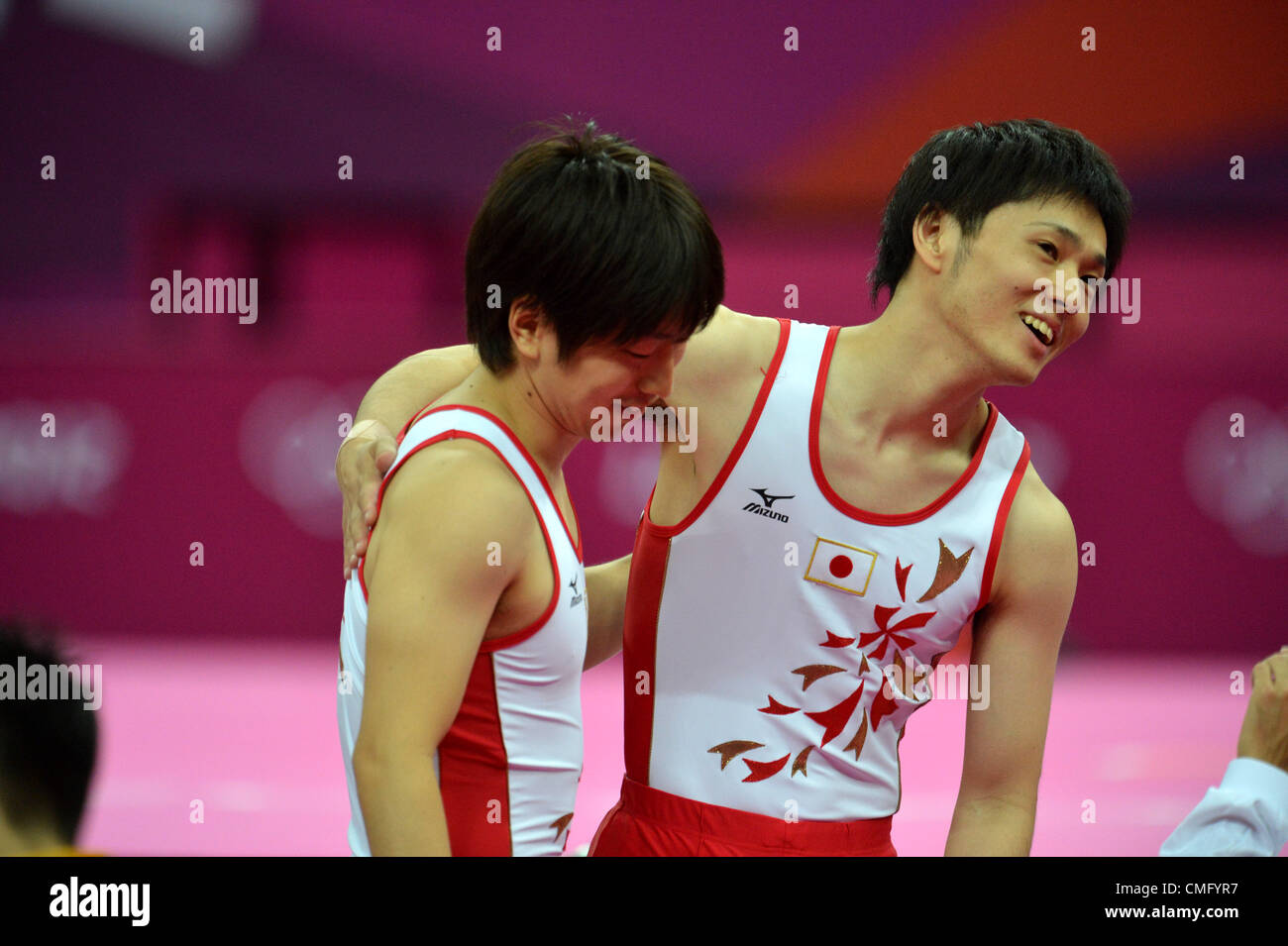 (L to R) Yasuhiro Ueyama (JPN), Masaki Ito (JPN), AUGUST , 2012 ...