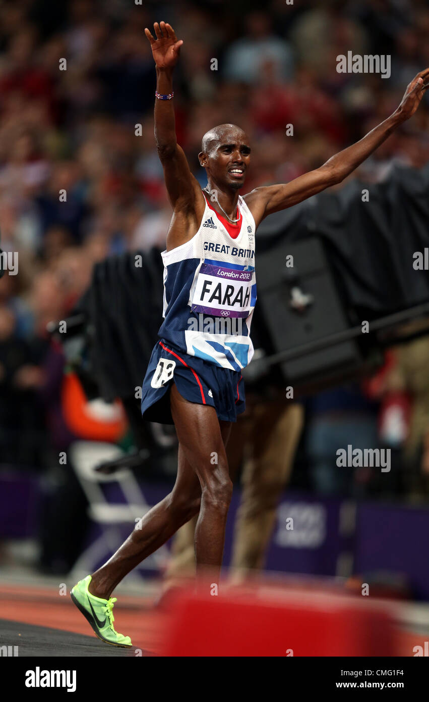 Mo Farah Celebrating High Resolution Stock Photography and Images - Alamy