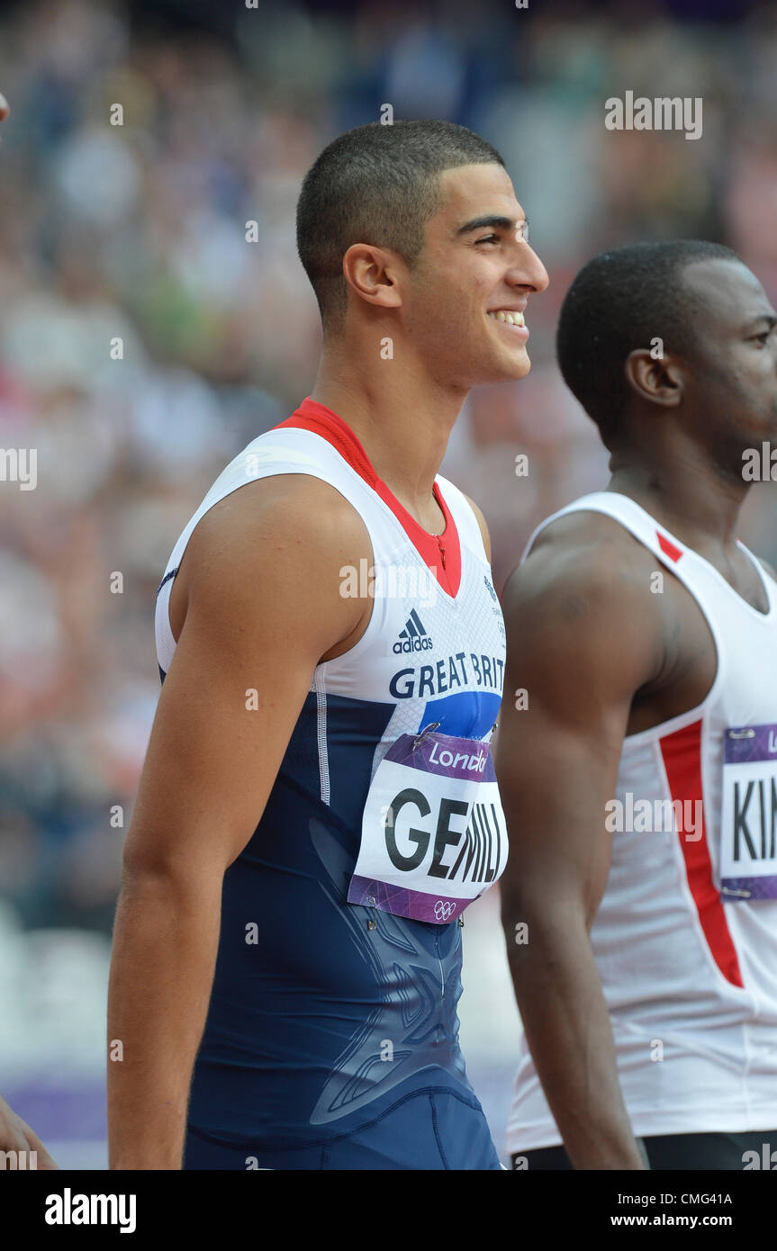 04.08.2012. London England. Sprint Runner Adam Gemili of Team GB at the ...