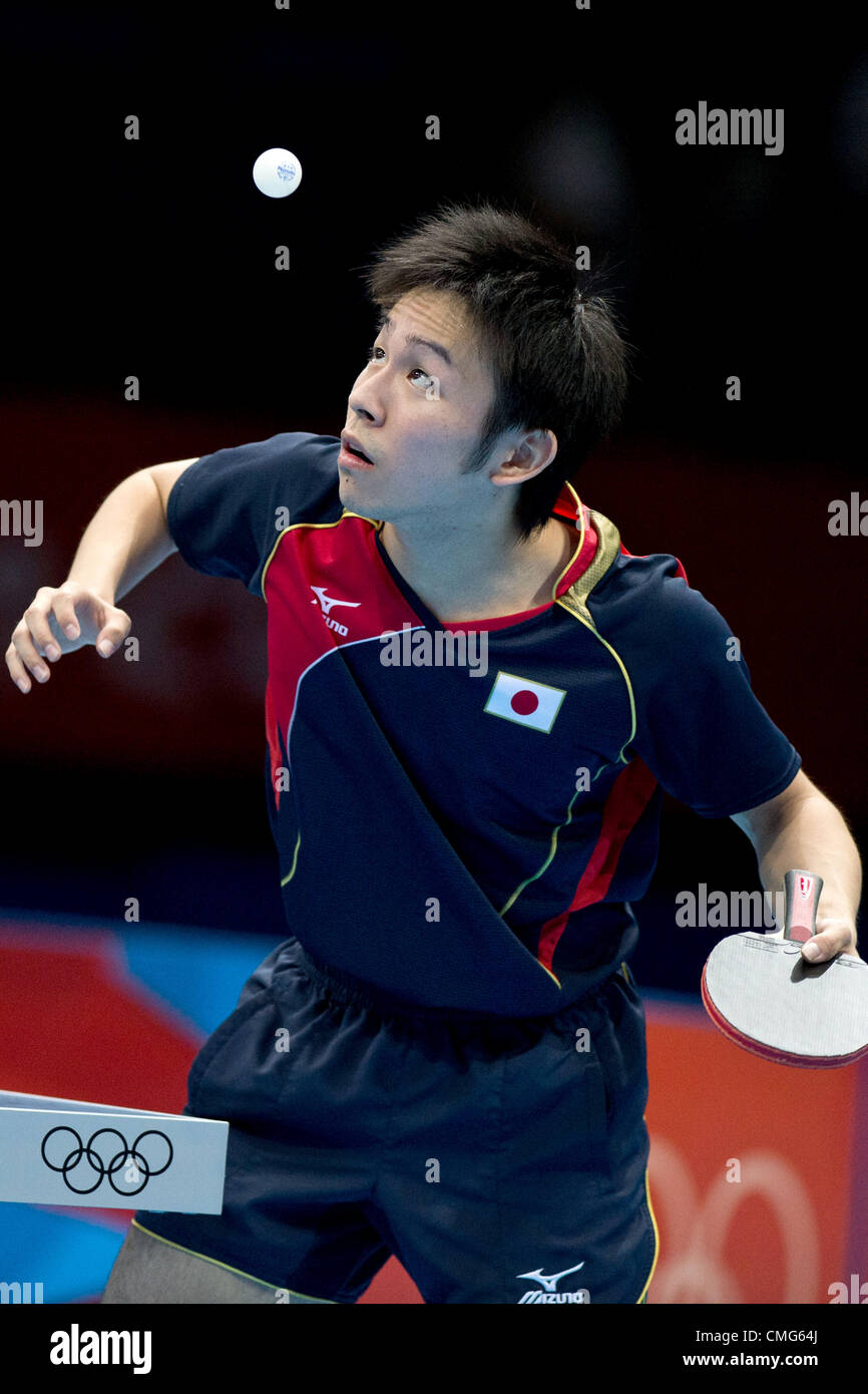 Koki Niwa (JPN), AUGUST 5, 2012 - Table Tennis : Men's Team quarter ...