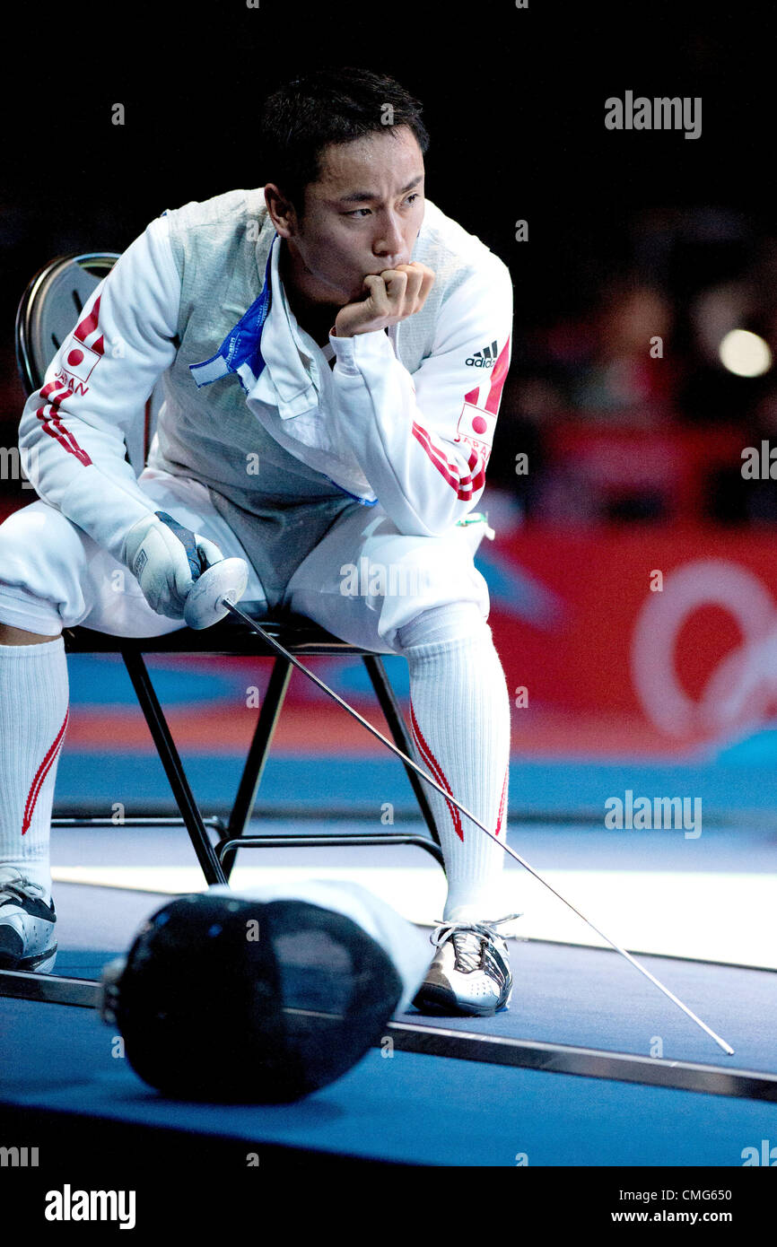 Yuki Ota (JPN), AUGUST 5, 2012 - Fencing : Men's Team Foil semifinal at ...