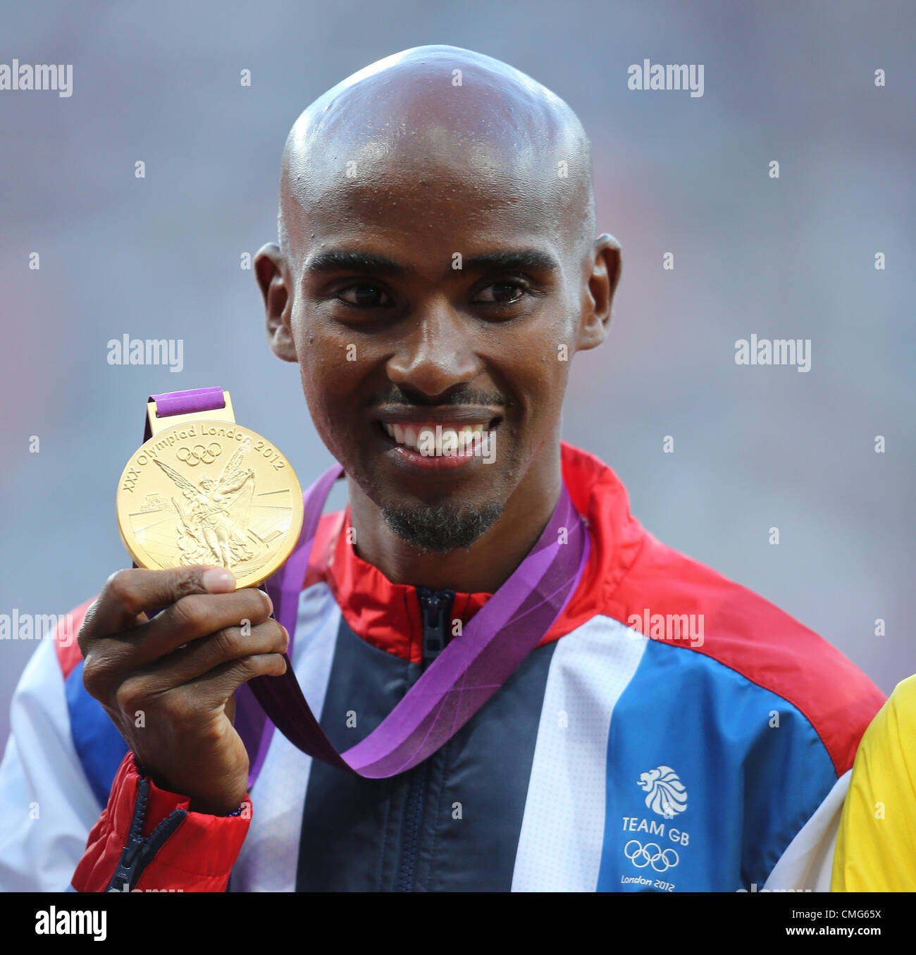 Mo farah london olympics gold medal hi-res stock photography and images ...