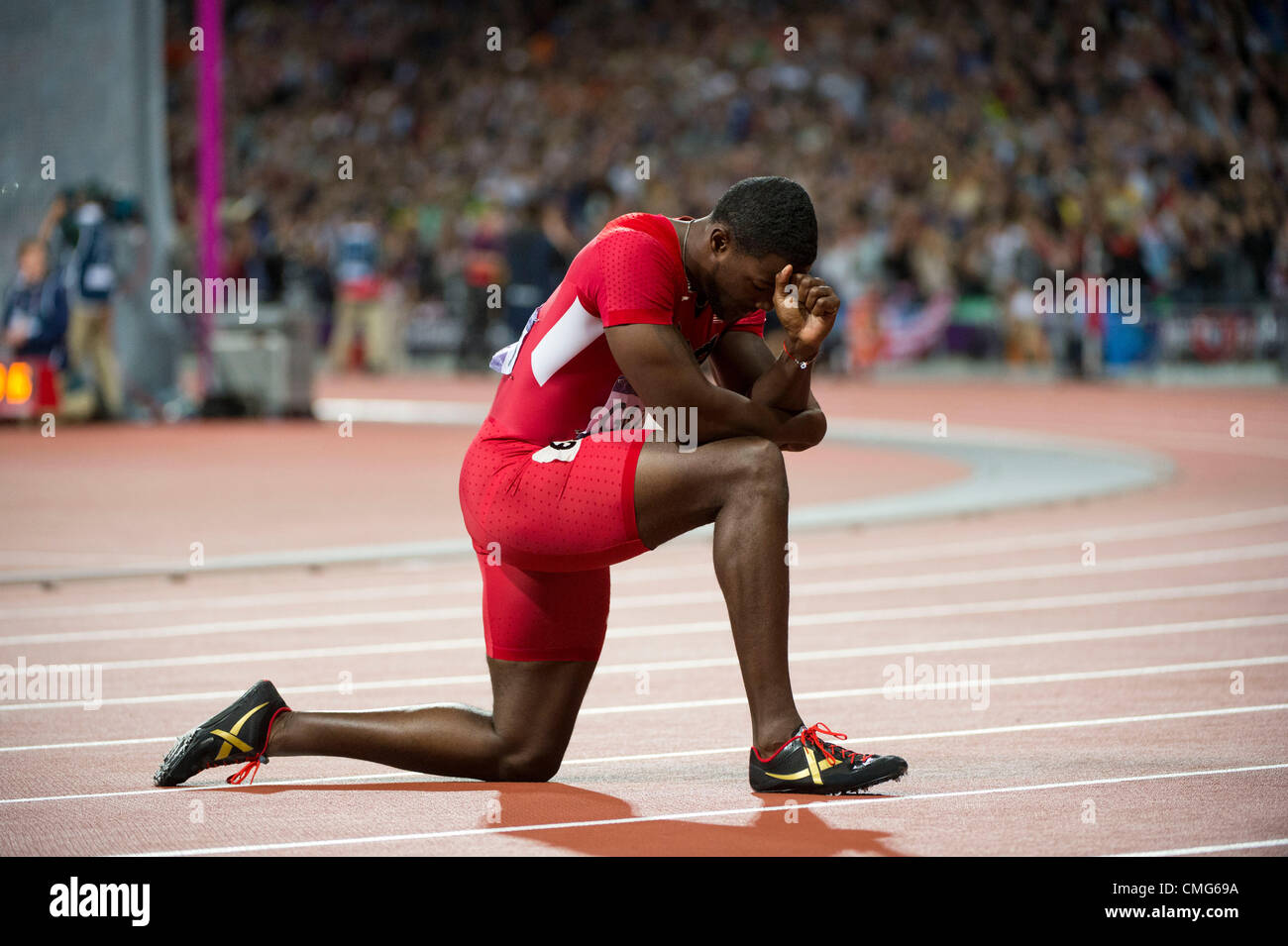 Aug. 5, 2012 - London, England, United Kingdom - Justin Gatlin (USA ...