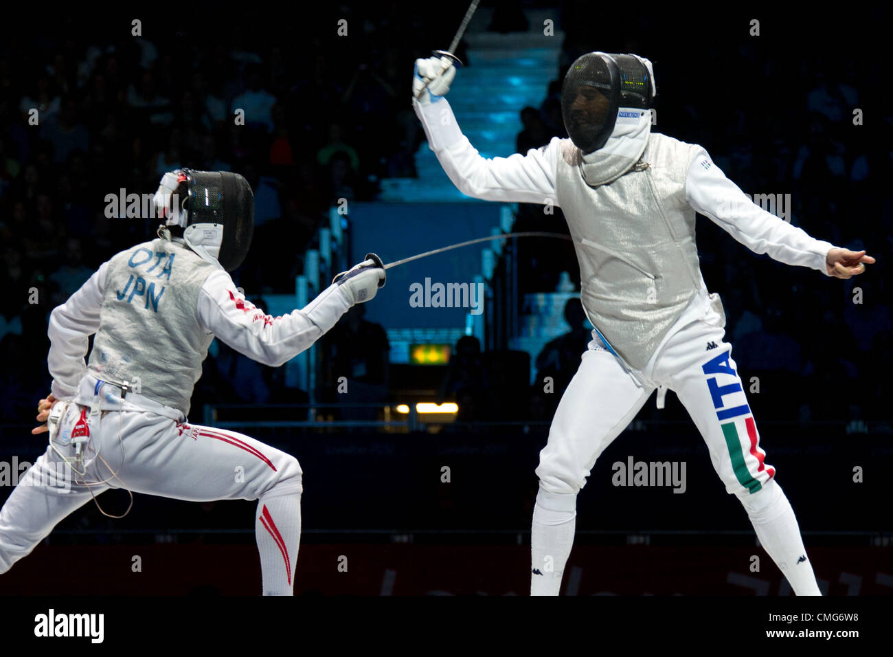 Yuki Ota (JPN), AUGUST 5, 2012 - Fencing : Men's Team Foil final at ...