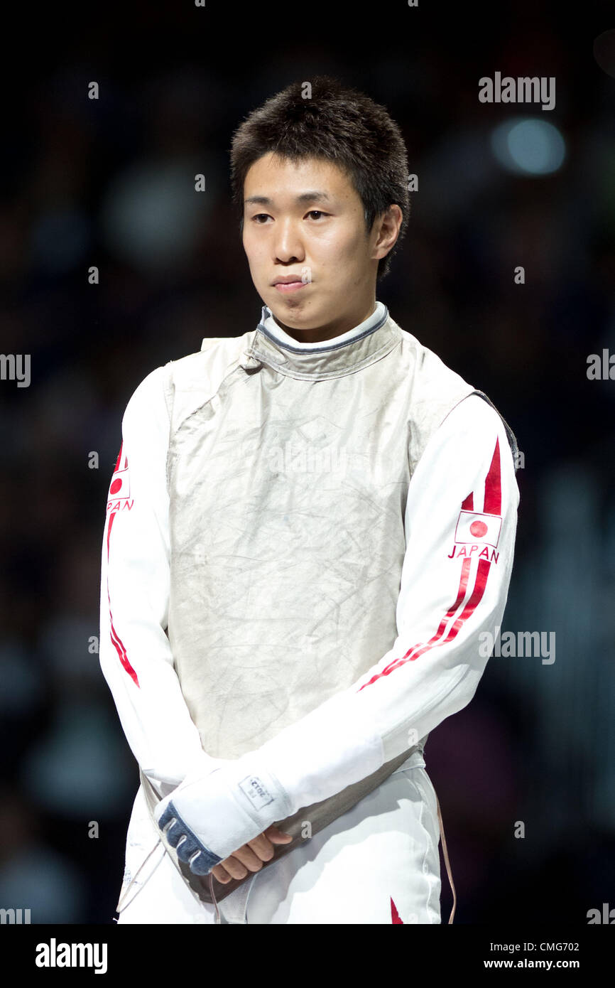 Suguru Awaji (JPN), AUGUST 5, 2012 - Fencing : Men's Team Foil final at ...