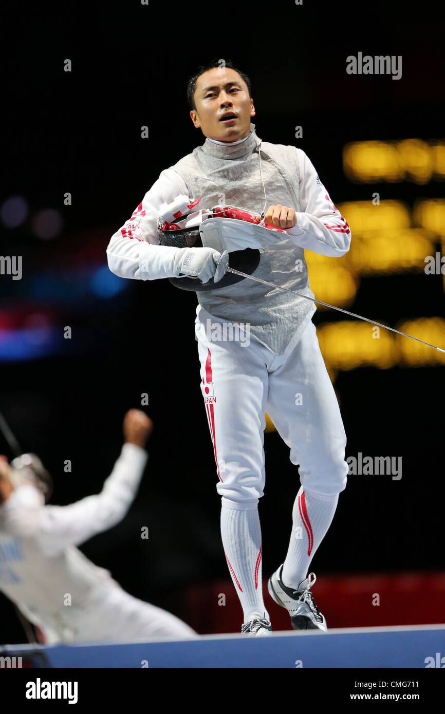 Yuki Ota (JPN), AUGUST 5, 2012 - Fencing : Men's Team Foil Final at ...
