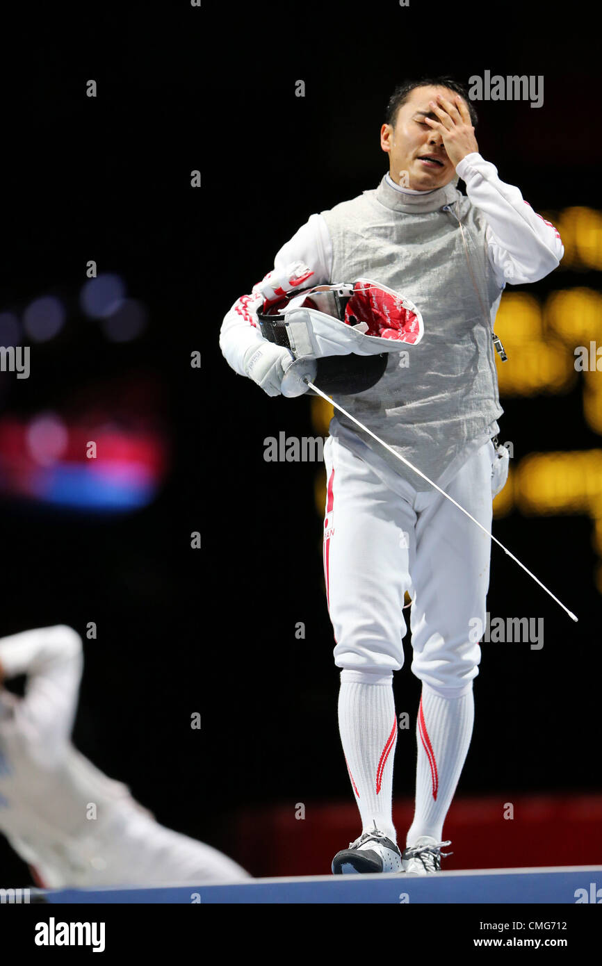 Yuki Ota (JPN), AUGUST 5, 2012 - Fencing : Men's Team Foil Final at ...