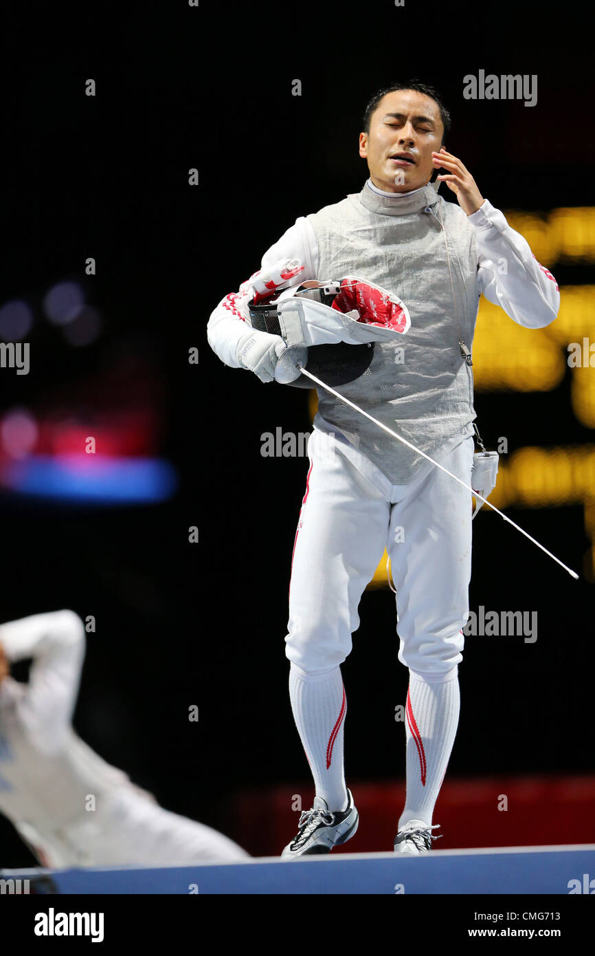 Yuki Ota (JPN), AUGUST 5, 2012 - Fencing : Men's Team Foil Final at ...