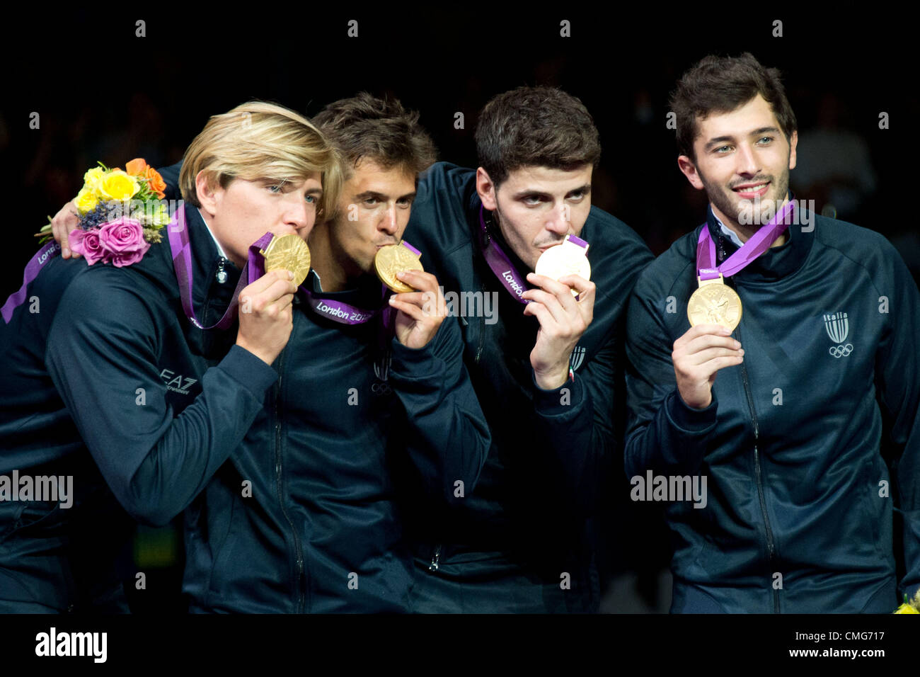 (L-R) Valerio Aspromonte, Andrea Baldini, Andrea Cassara, and Giorgio ...