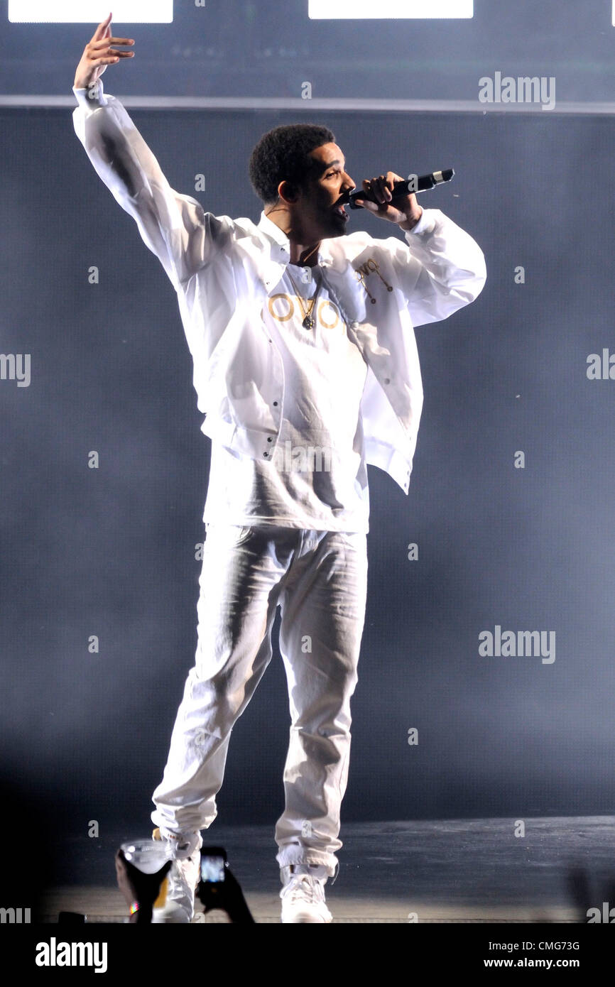 August 5, 2012 - Toronto, Canada - Drake performs at the 2012 OVO Fest ...
