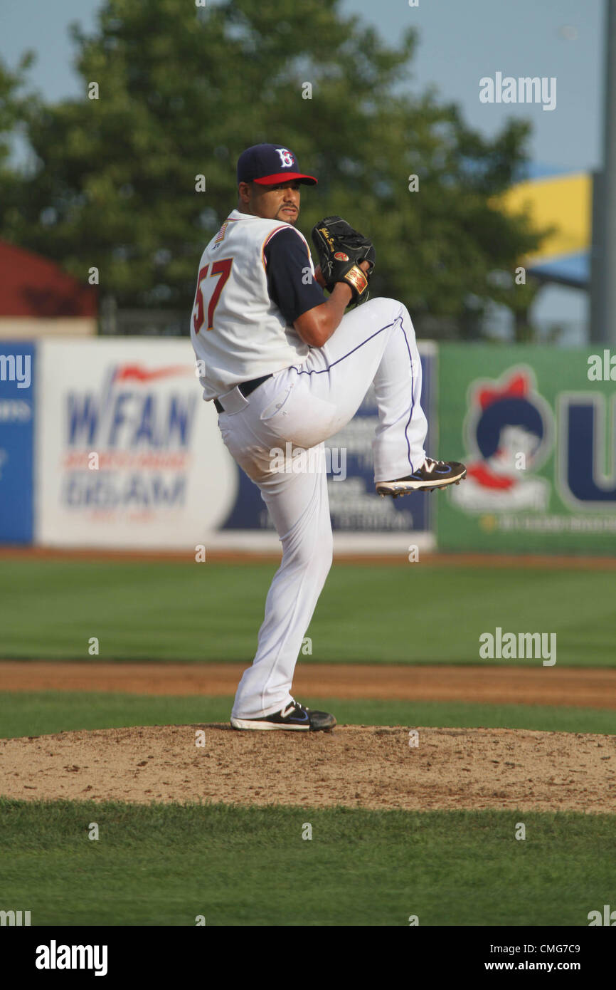Aug. 5, 2012 - New York, New York, U.S. - New York Mets pitcher JOHAN ...