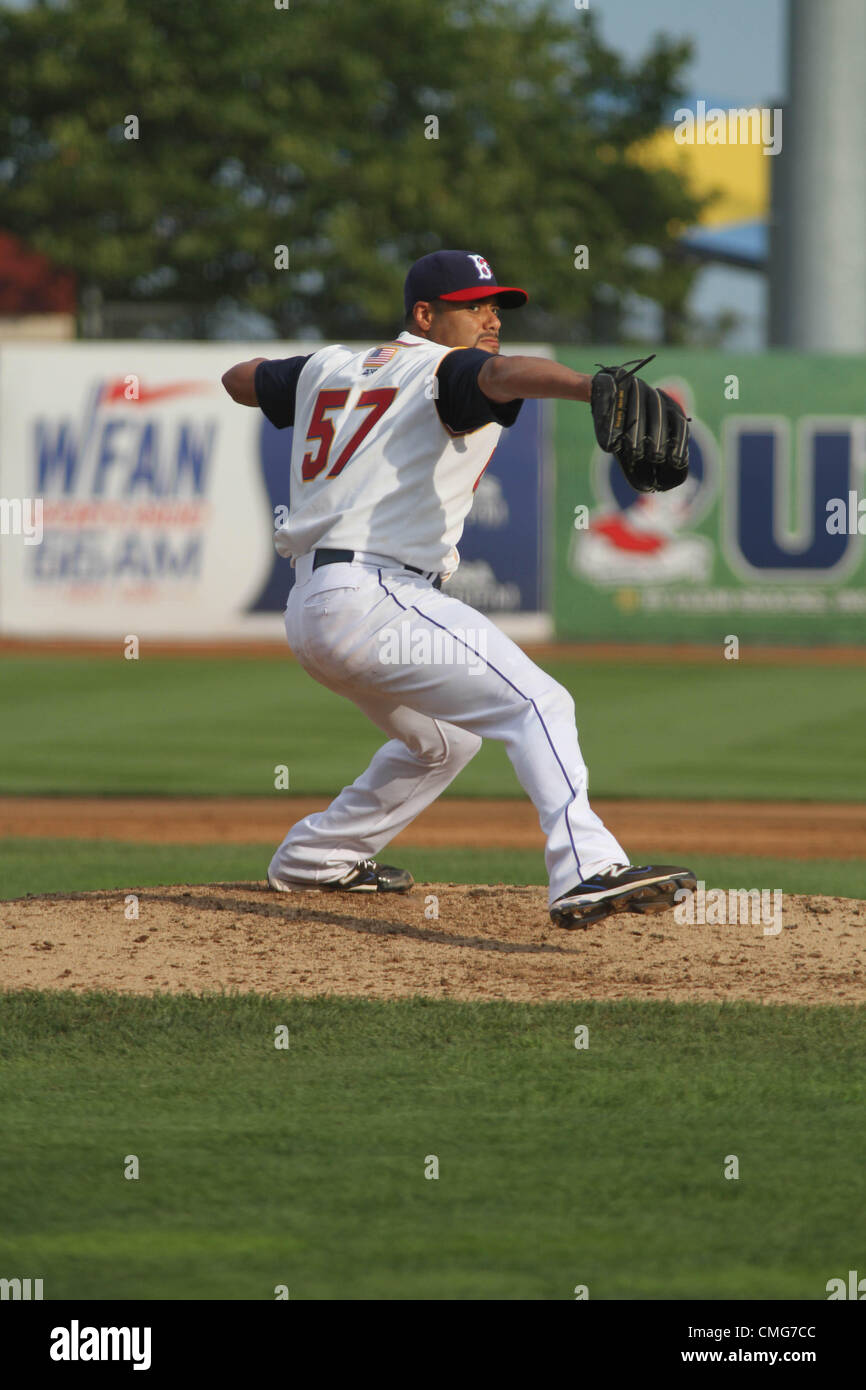Aug. 5, 2012 - New York, New York, U.S. - New York Mets pitcher JOHAN ... Aug. 5, 2012 - New York, New York, U.S. - New York Mets pitcher JOHAN ...