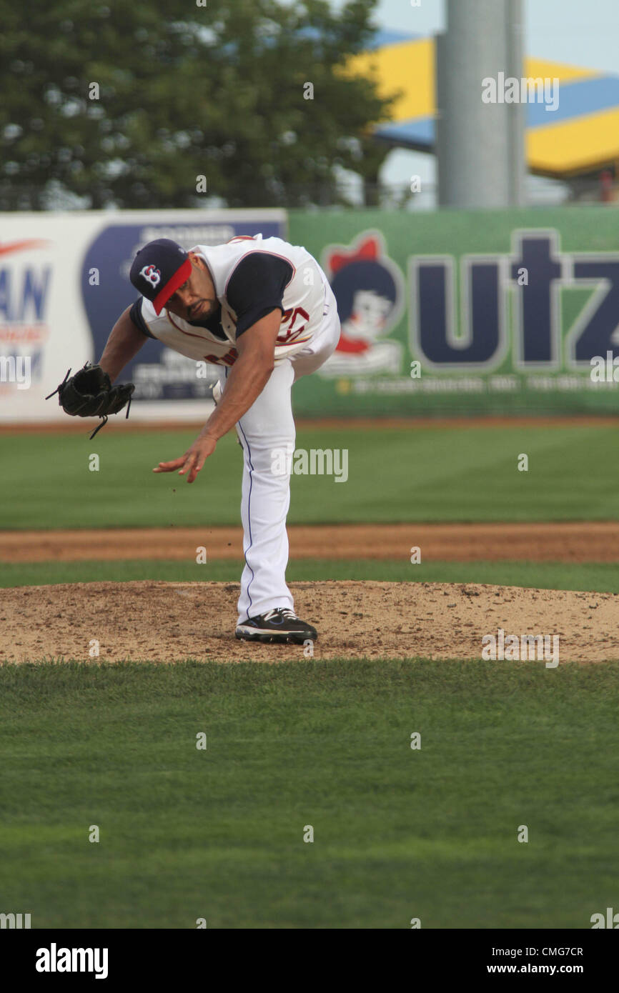 Aug. 5, 2012 - New York, New York, U.S. - New York Mets pitcher JOHAN ...