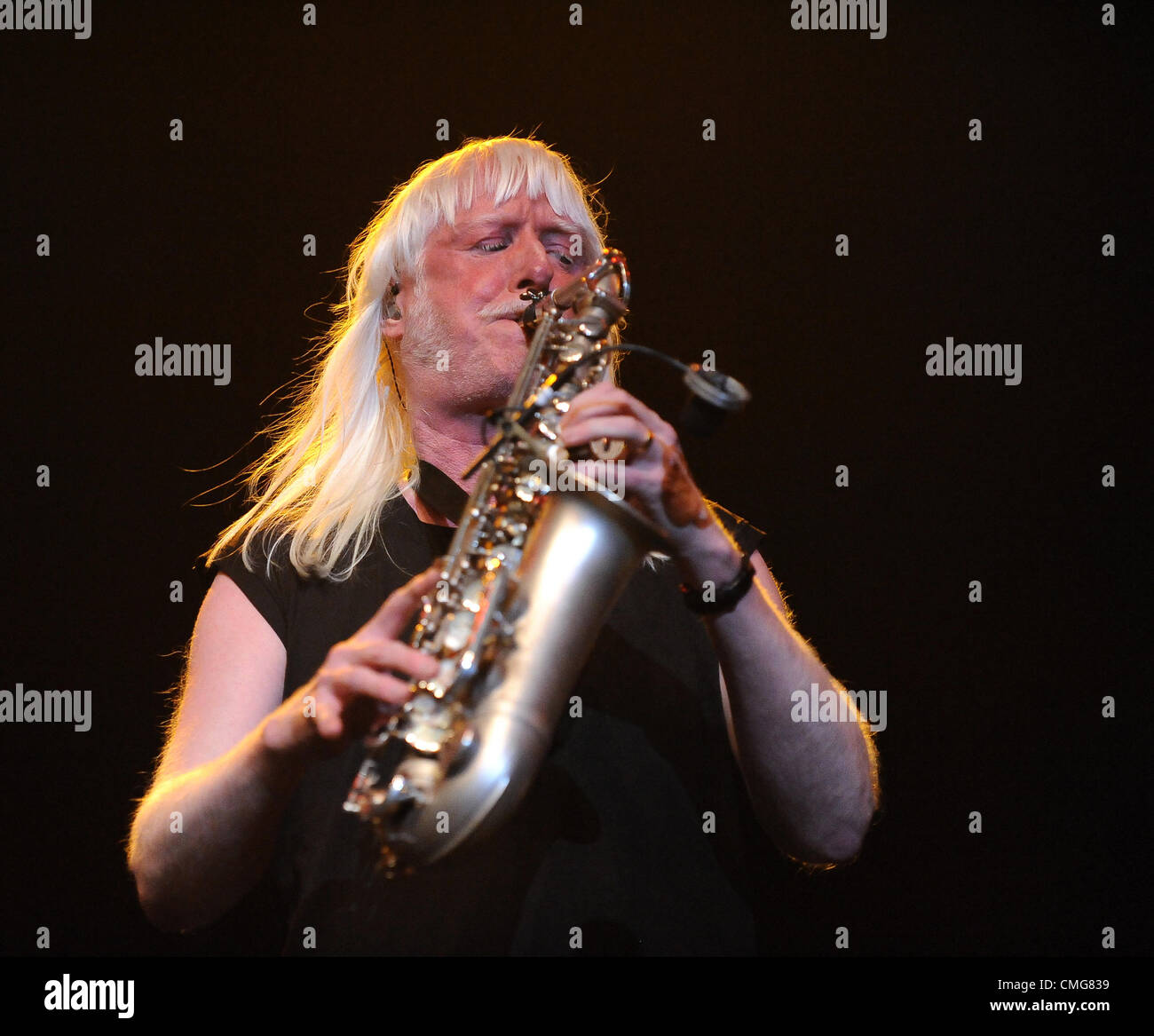 Aug. 5, 2012 - Anaheim, California, U.S. - Musician EDGAR WINTER and ...
