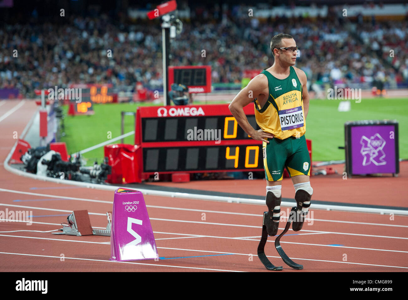05.08.2012 Stratford, England. South Africas Oscar Pistorius (RSA ...