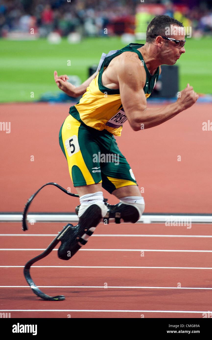 05.08.2012 Stratford, England. South Africas Oscar Pistorius (RSA ...