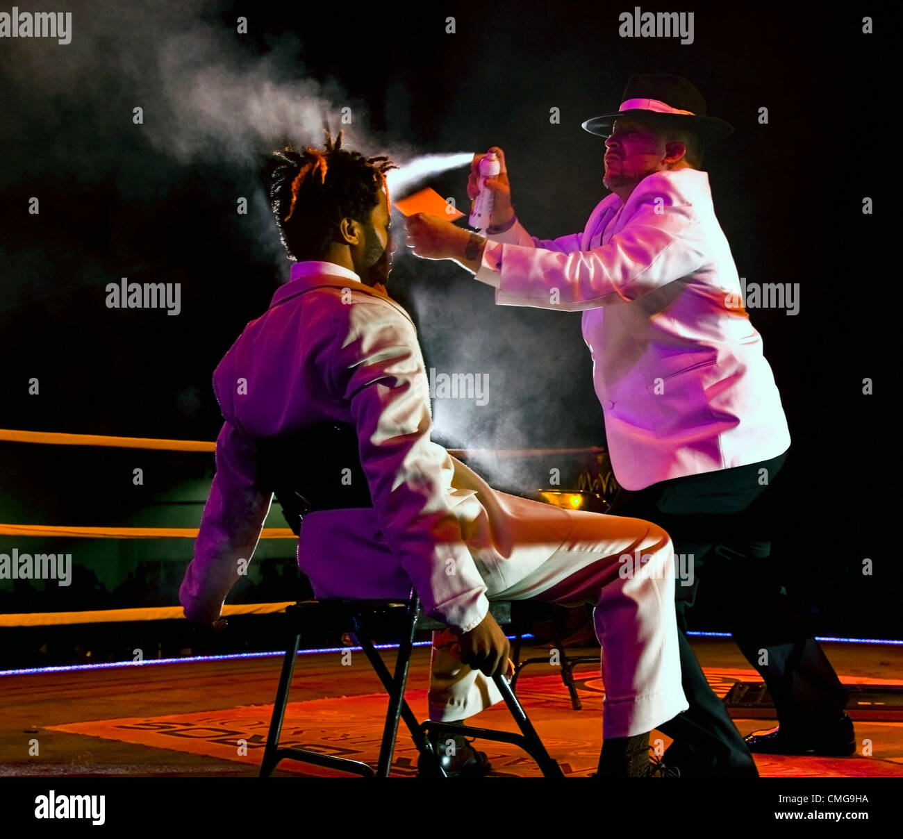 Aug. 05, 2012 - Atlanta , Georgia, USA - Action in the ring during the ...