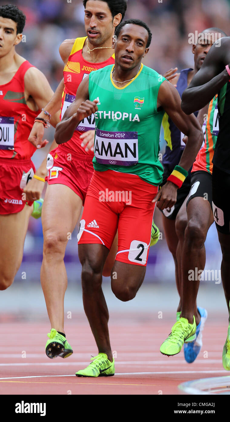 MOHAMMED AMAN 2012 OLYMPIC GAMES Stock Photo - Alamy