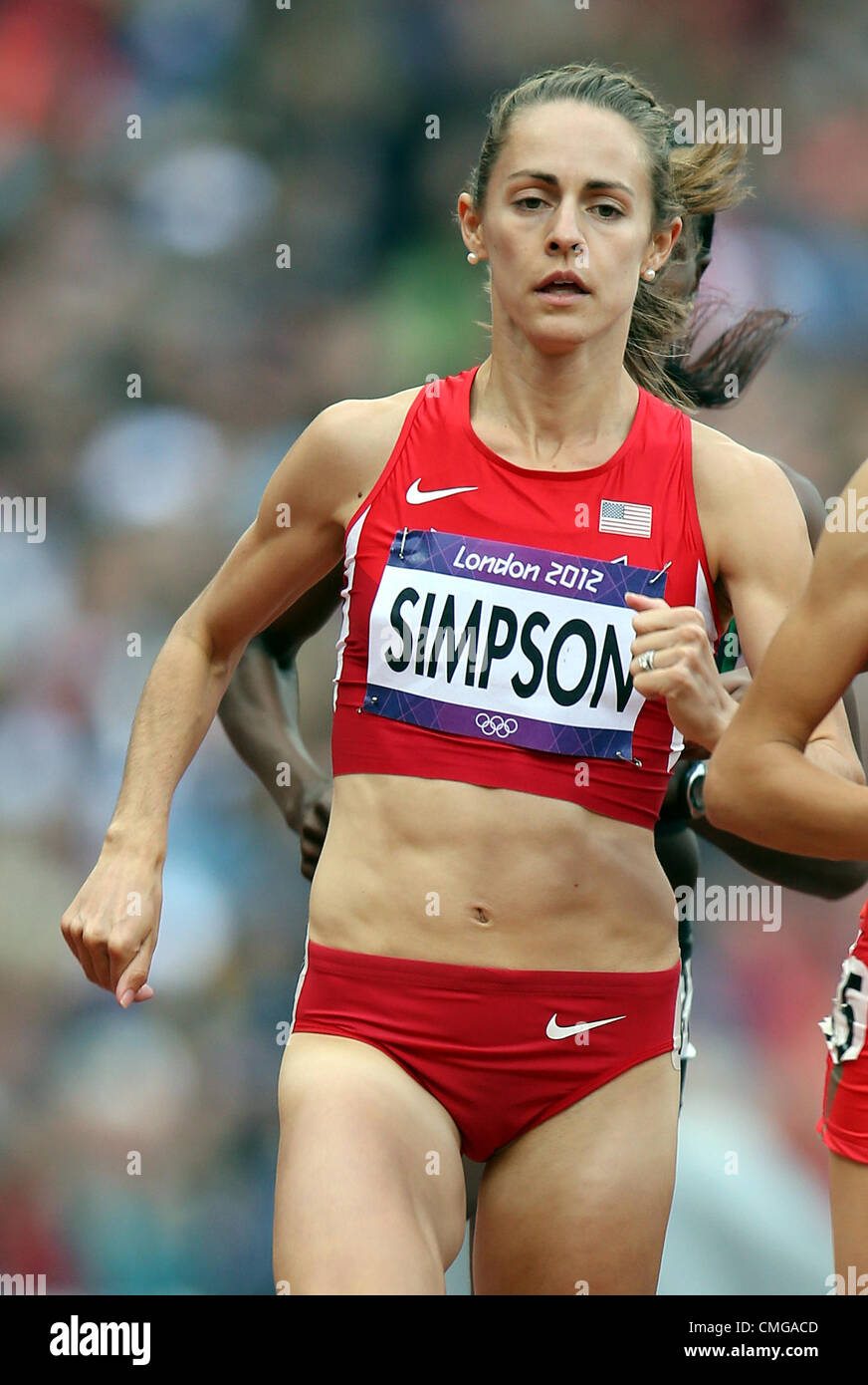 JENNIFER SIMPSON 2012 OLYMPIC GAMES Stock Photo - Alamy