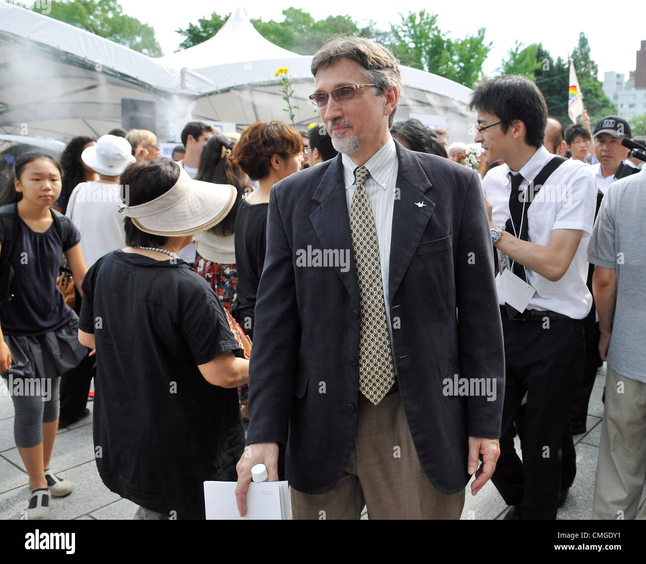 August 6, 2012, Hiroshima, Japan - Clifton Truman Daniel, a grandson of ...