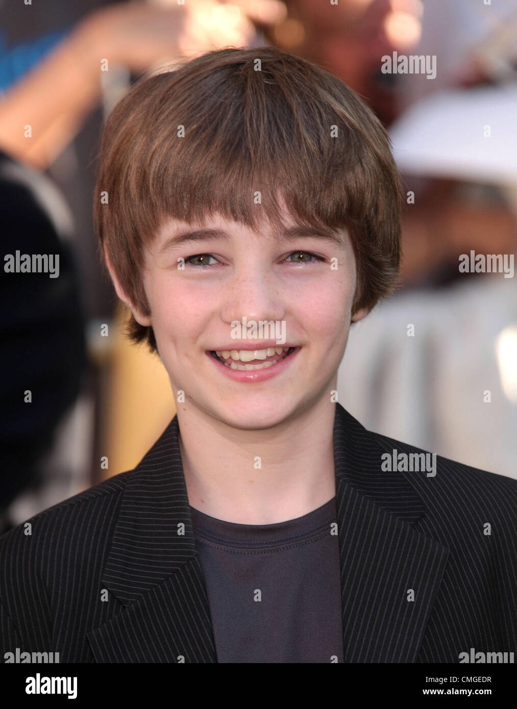 Aug. 6, 2012 - Hollywood, California, U.S. - CJ Adams arrives for the ...