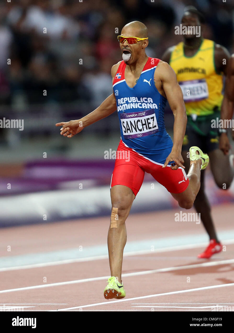 FELIX SANCHEZ 2012 OLYMPIC GAMES Stock Photo - Alamy