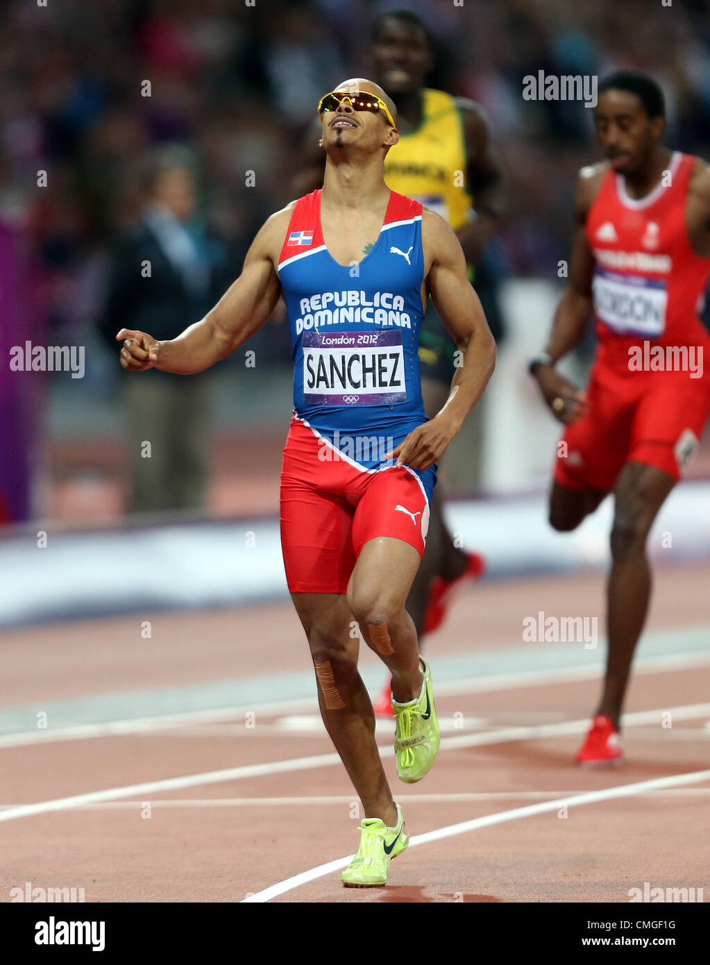 FELIX SANCHEZ 2012 OLYMPIC GAMES Stock Photo - Alamy