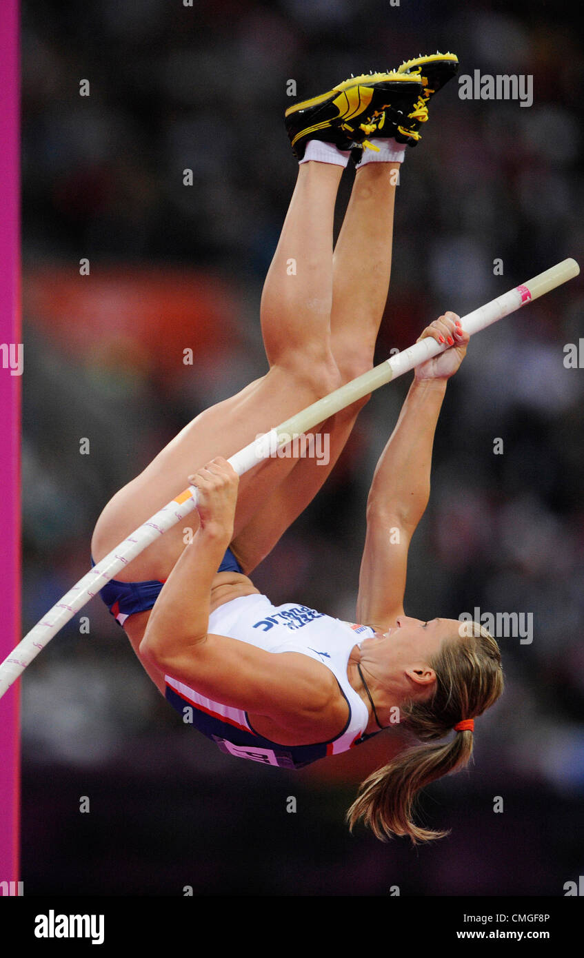Czech Republic's Jirina Ptacnikova pictured during the women's pole ...
