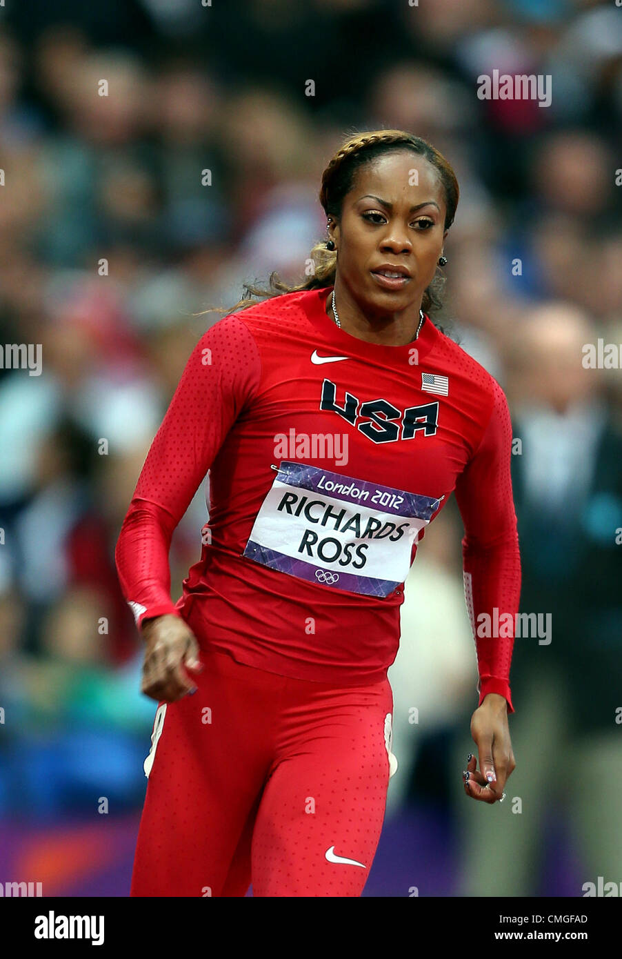 SANYA RICHARDS-ROSS 2012 OLYMPIC GAMES Stock Photo - Alamy