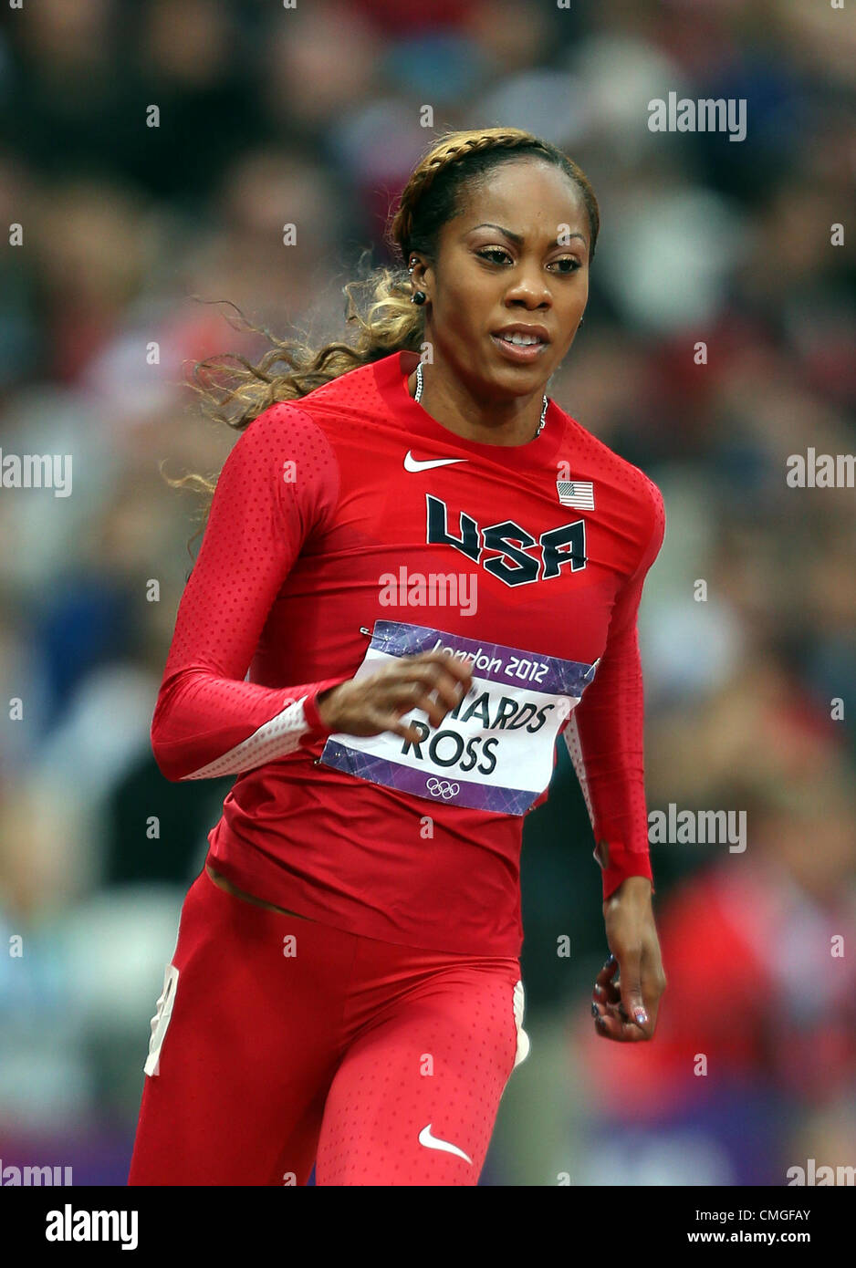 Sanya richards ross 2012 hi-res stock photography and images - Alamy