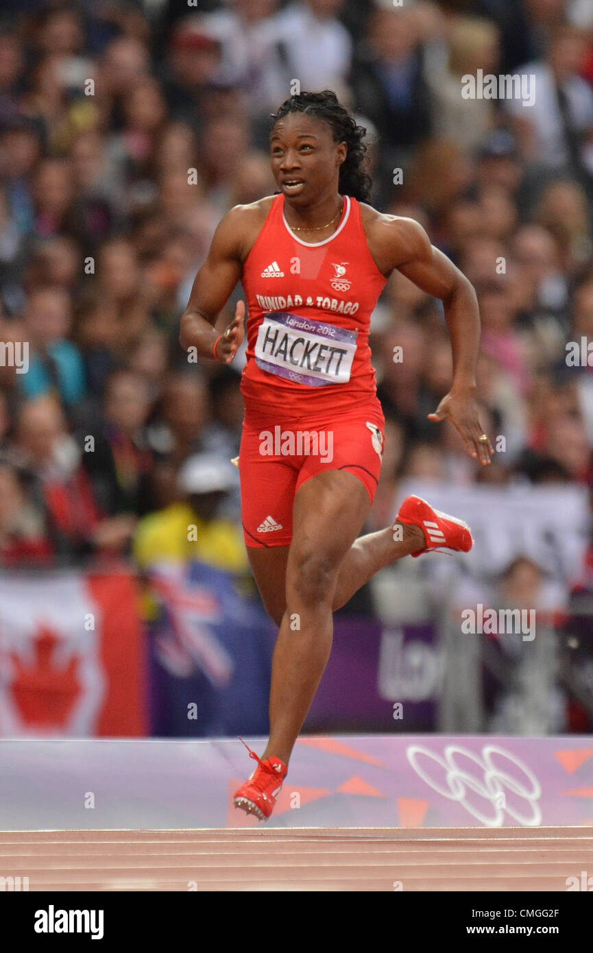6th Aug 2012. LONDON, ENGLAND - AUGUST 6, Semoy Hackett of Trinidad and ...