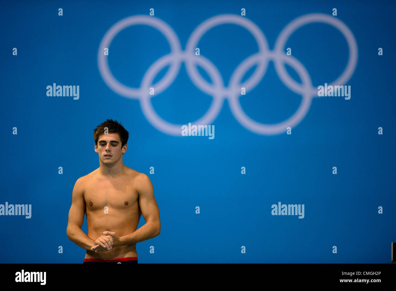 7th Aug 2012. 07.08.2012 Stratford, England. Great Britains Chris Mears ...