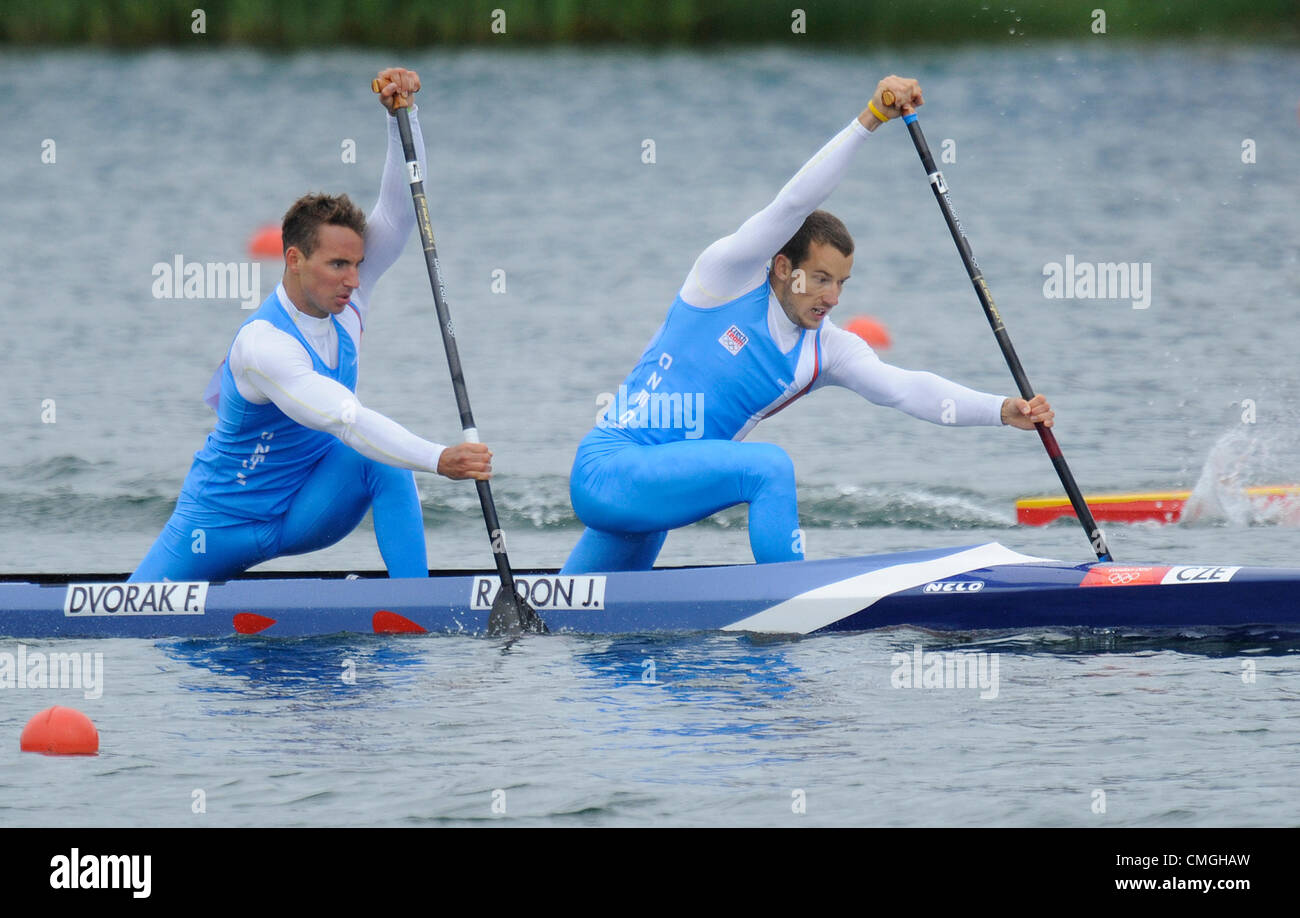 Canoe Double (C2) 1000m Men qualification, Eton, Jaroslav Radon (right ...