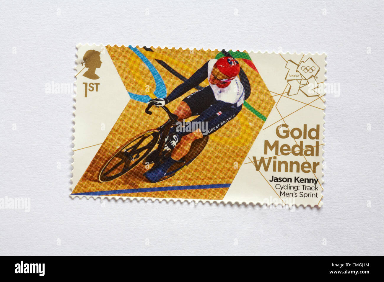 UK Tuesday 7 August 2012. Stamp to honour gold medal winner Jason Kenny ...