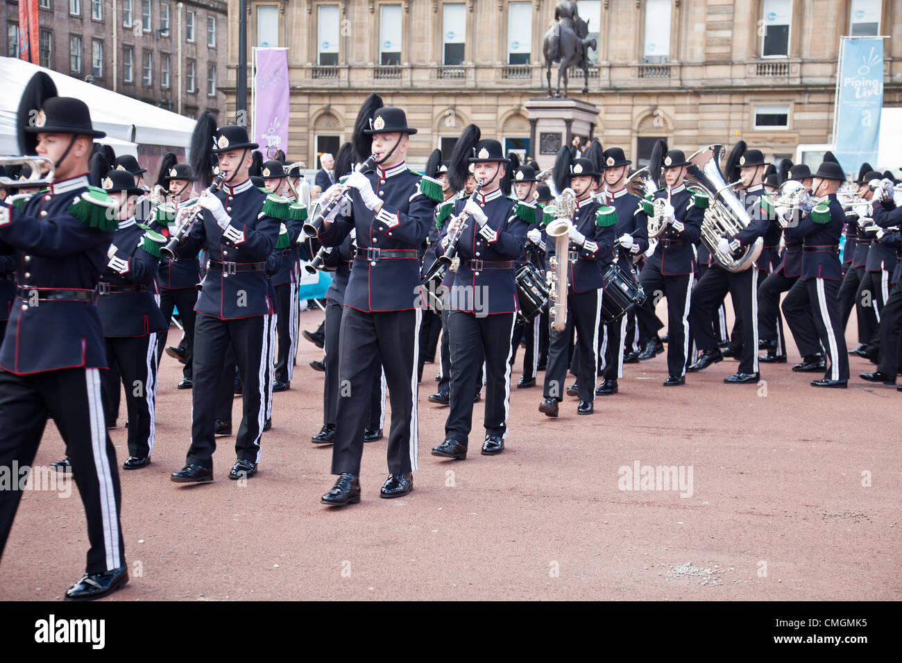 His Majesty The King's Guard Band from Norway, performing at George ...