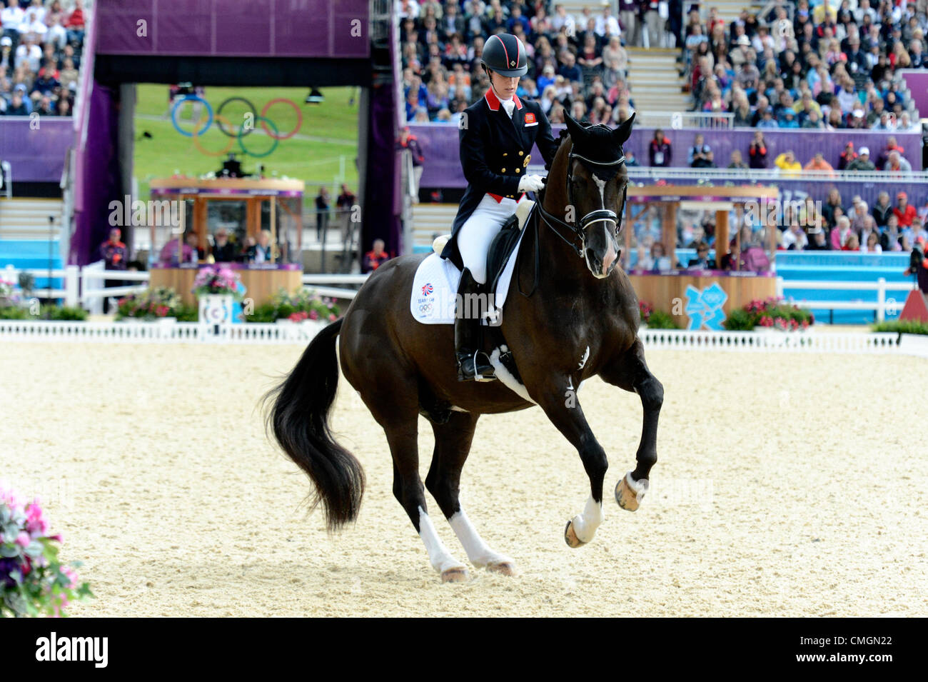07.08.2012. London, England. Greenwich Park. Olympic Equestrian Team ...