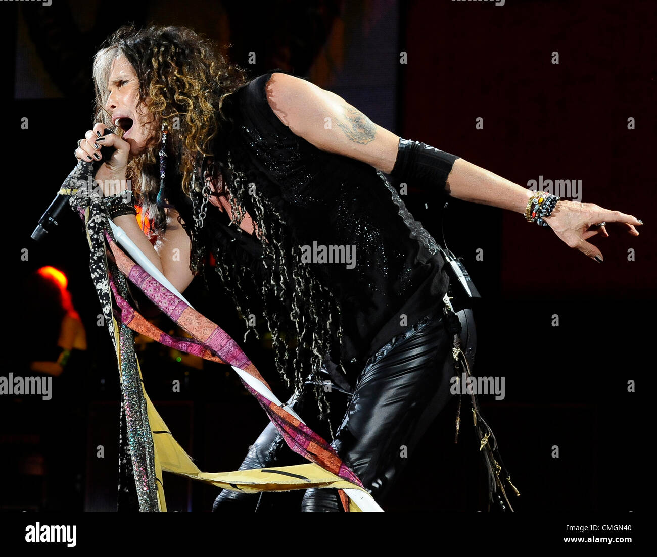 August 6,2012. Hollywood California USA- Aerosmith's Steven Tyler ...