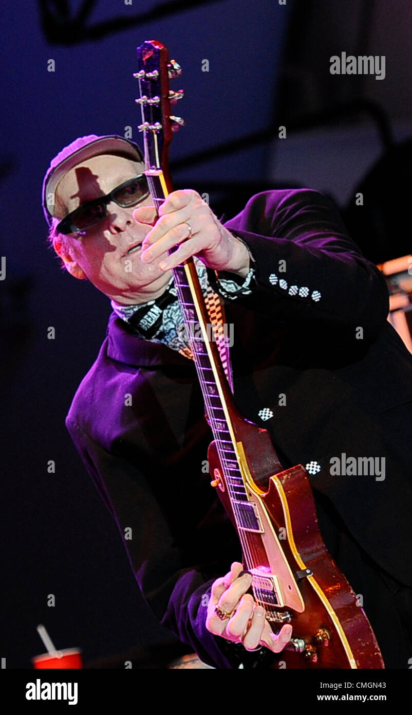 August 6,2012. Hollywood California USA- Cheap Tricks Rick Nielsen ...