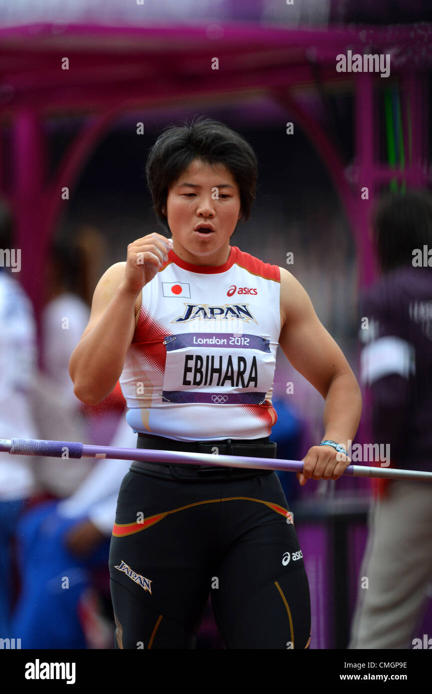 Yuki Ebihara (JPN), AUGUST 7, 2012 - Athletics : Women's Javelin Throw ...