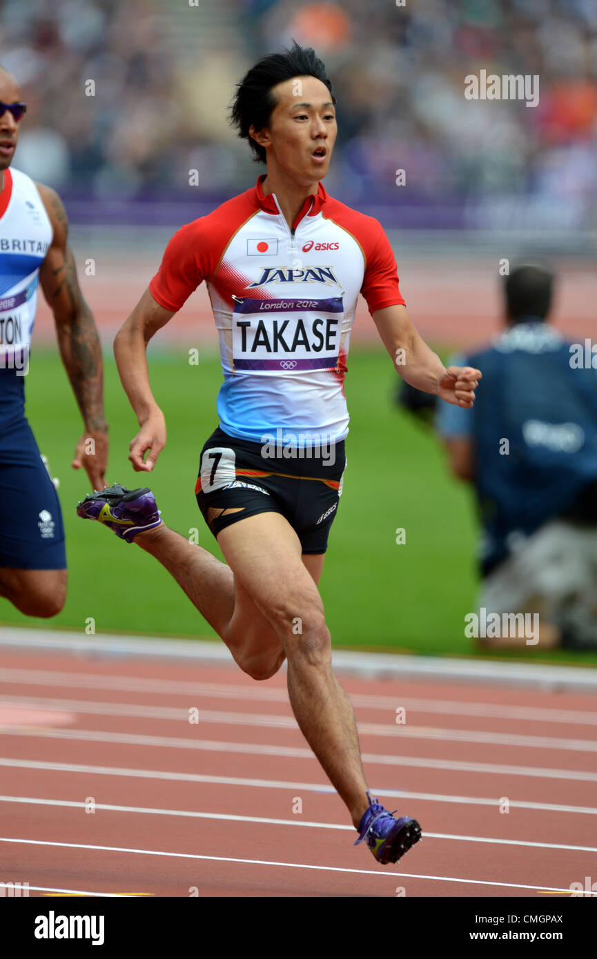 Kei Takase (JPN), AUGUST 7, 2012 - Athletics : Men's 200m Round 1 at Olympic Park - Olympic ...