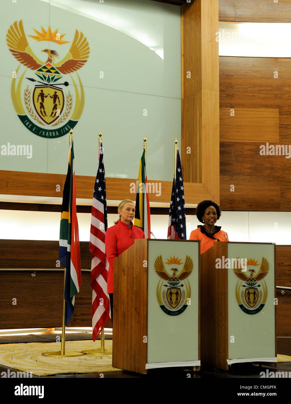 PRETORIA, SOUTH AFRICA: The Minister of International Relations Maite ...