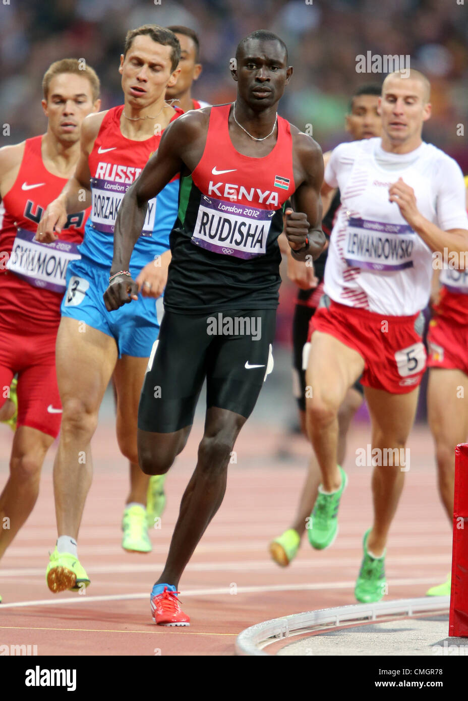 DAVID LEKUTA RUDISHA KENYA STRATFORD LONDON ENGLAND 07 August 2012 ...
