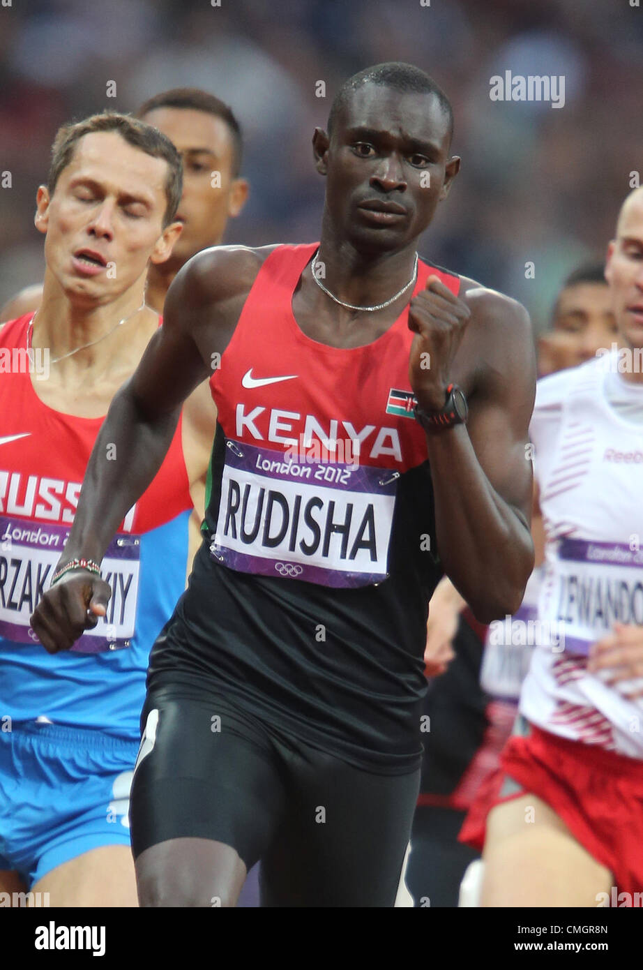 DAVID LEKUTA RUDISHA KENYA STRATFORD LONDON ENGLAND 07 August 2012 ...