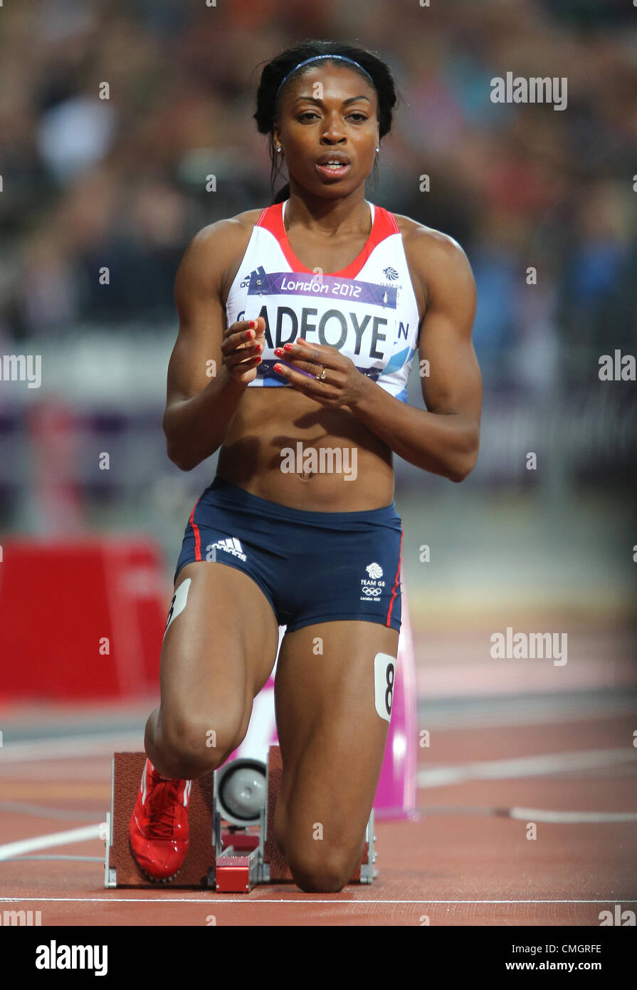 MARGARET ADEOYE 2012 OLYMPIC GAMES Stock Photo - Alamy
