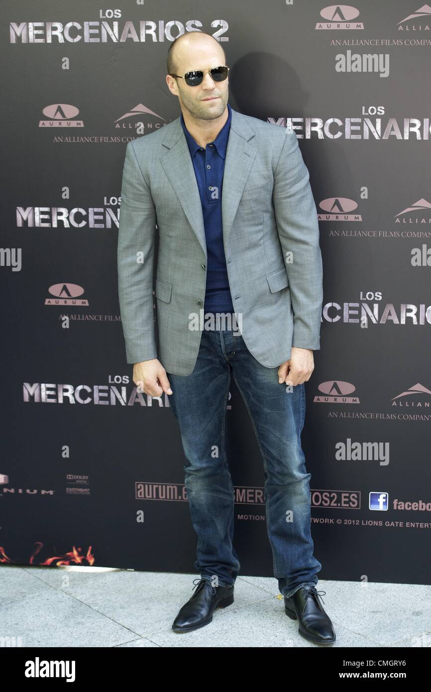 Aug. 8, 2012 - Madrid, Spain - British Actor Jason Statham attends the ...