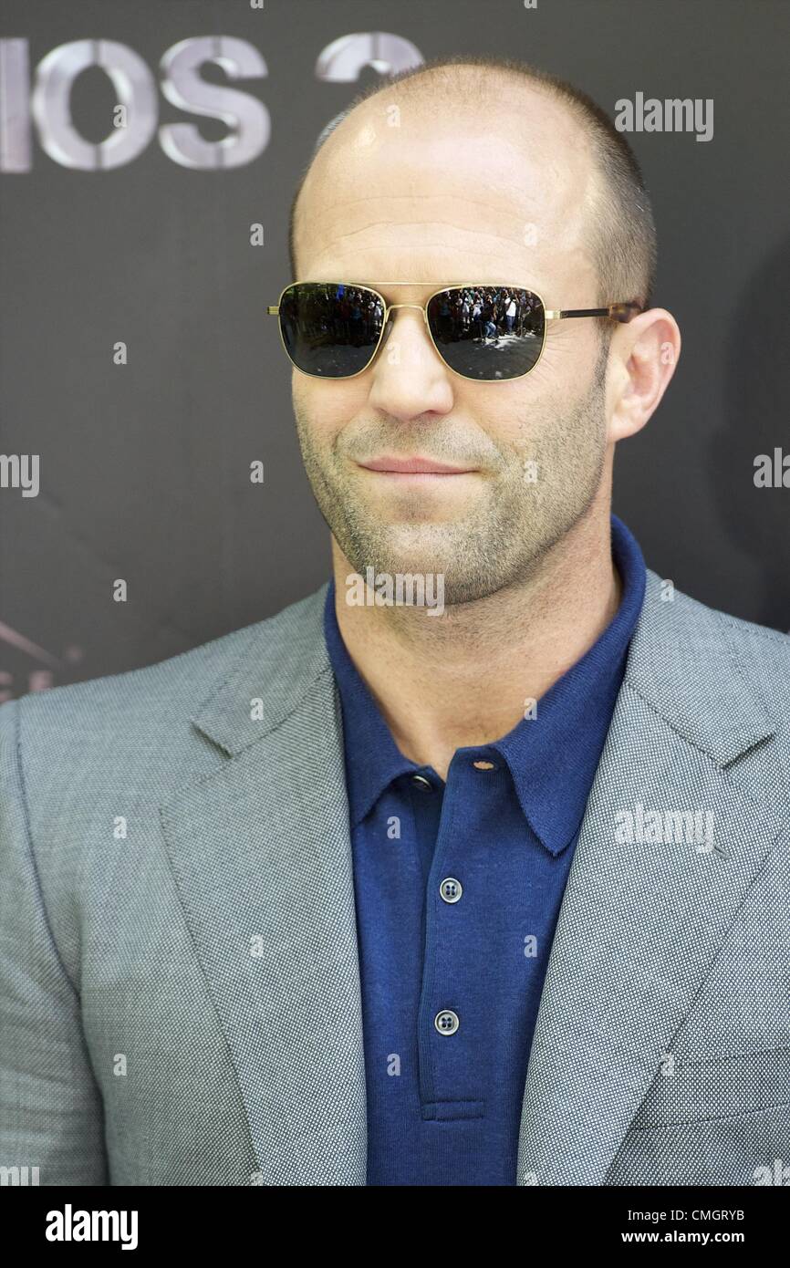 Aug. 8, 2012 - Madrid, Spain - British Actor Jason Statham attends the ...